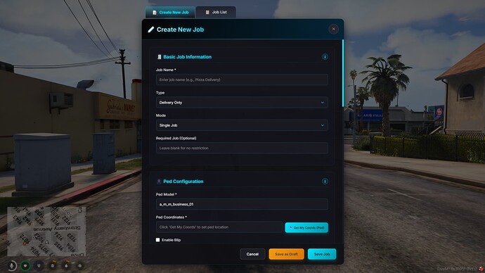 Create Unlimited Jobs - Pickup & Delivery Job Creator! - FiveM Releases ...