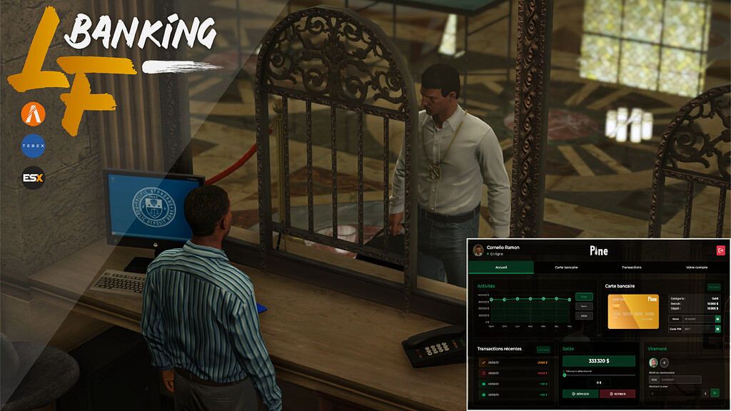 LFBanking | A new immersive banking experience - FiveM Releases - Cfx ...