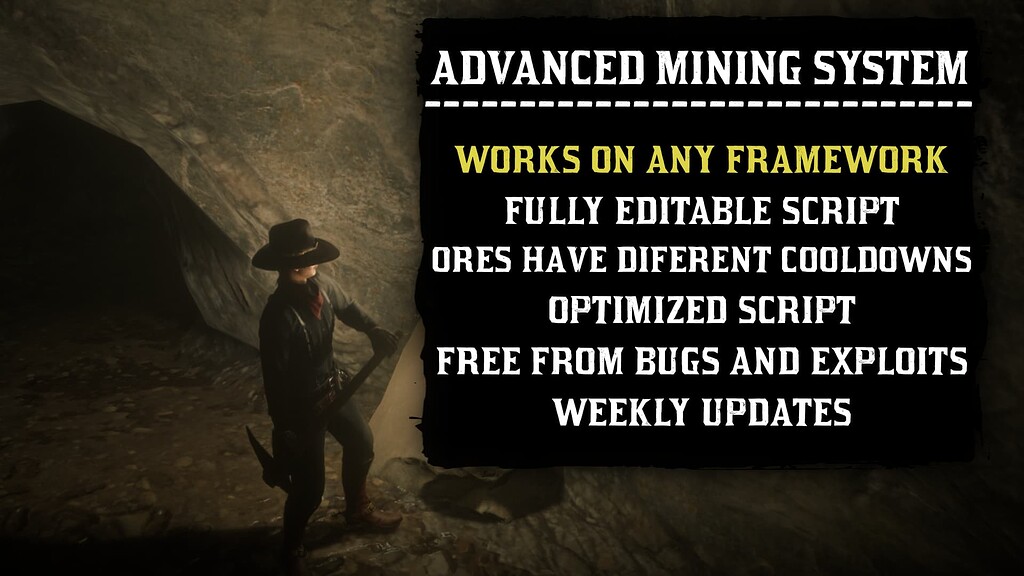 [VORP/RSG] Mining System - RedM Releases - Cfx.re Community
