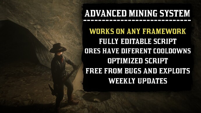 [VORP/RSG] Mining System - RedM Releases - Cfx.re Community