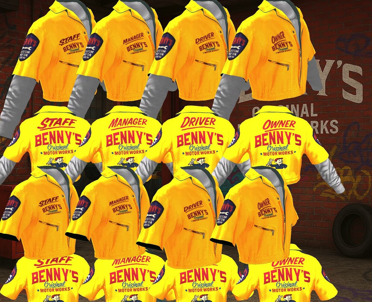 🔧 Benny’s Mechanic Outfits – FiveM Clothing Pack (new Update 100% ...