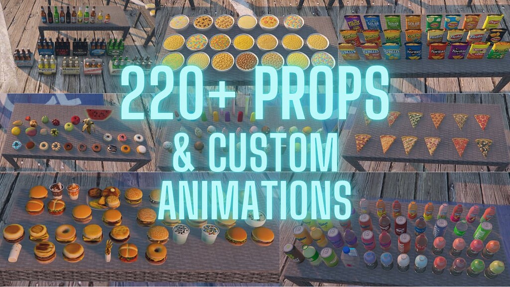 [PAID]🔥Food & Drink Props & Animations - FiveM Releases - Cfx.re Community