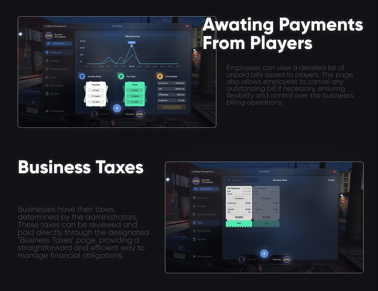 CodeM mBilling v2 - Advanced Billing Script (ESX-QB) - FiveM Releases ...