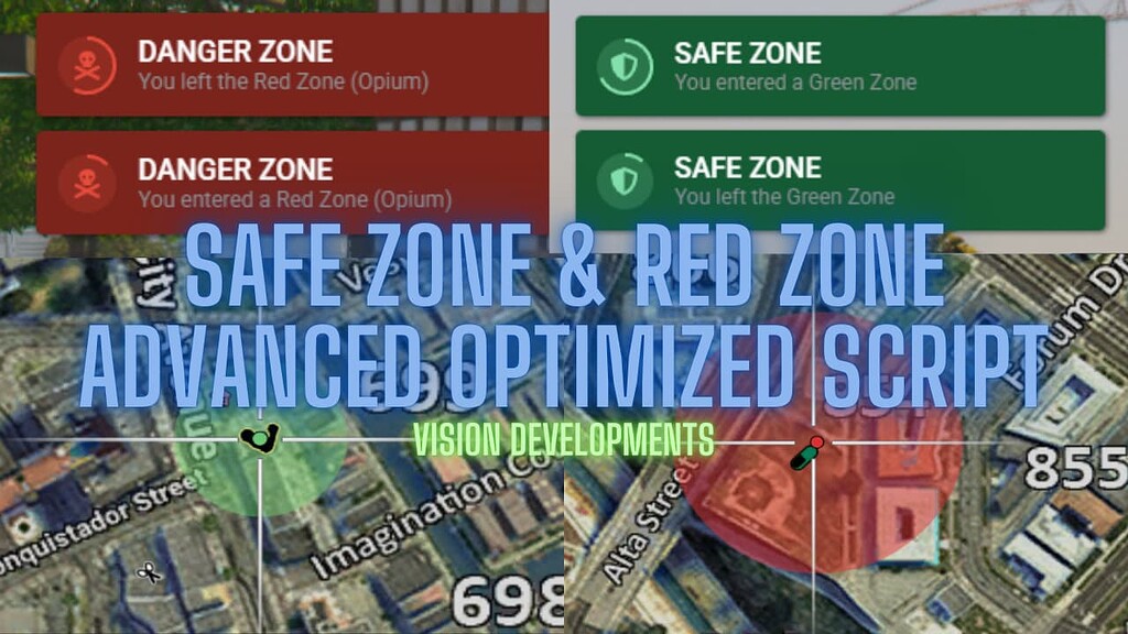 [PAID] Safe Zone & Red Zone Advanced Optimized Script - Vision Developments - FiveM Releases ...