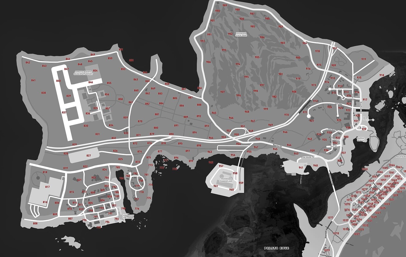[PAID] [MINIMAP] Postalmap - Black and White with Cayo and Roxwood ...
