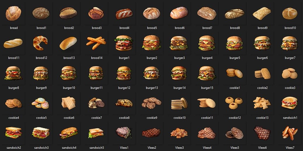 FREE 55 FOOD IMAGES :D - FiveM Releases - Cfx.re Community