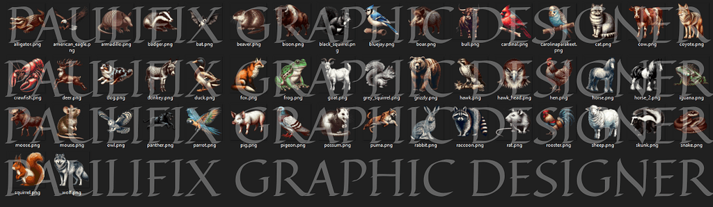 Colorful Animals Inventory Icons by Paulifix #1 - RedM Releases - Cfx ...