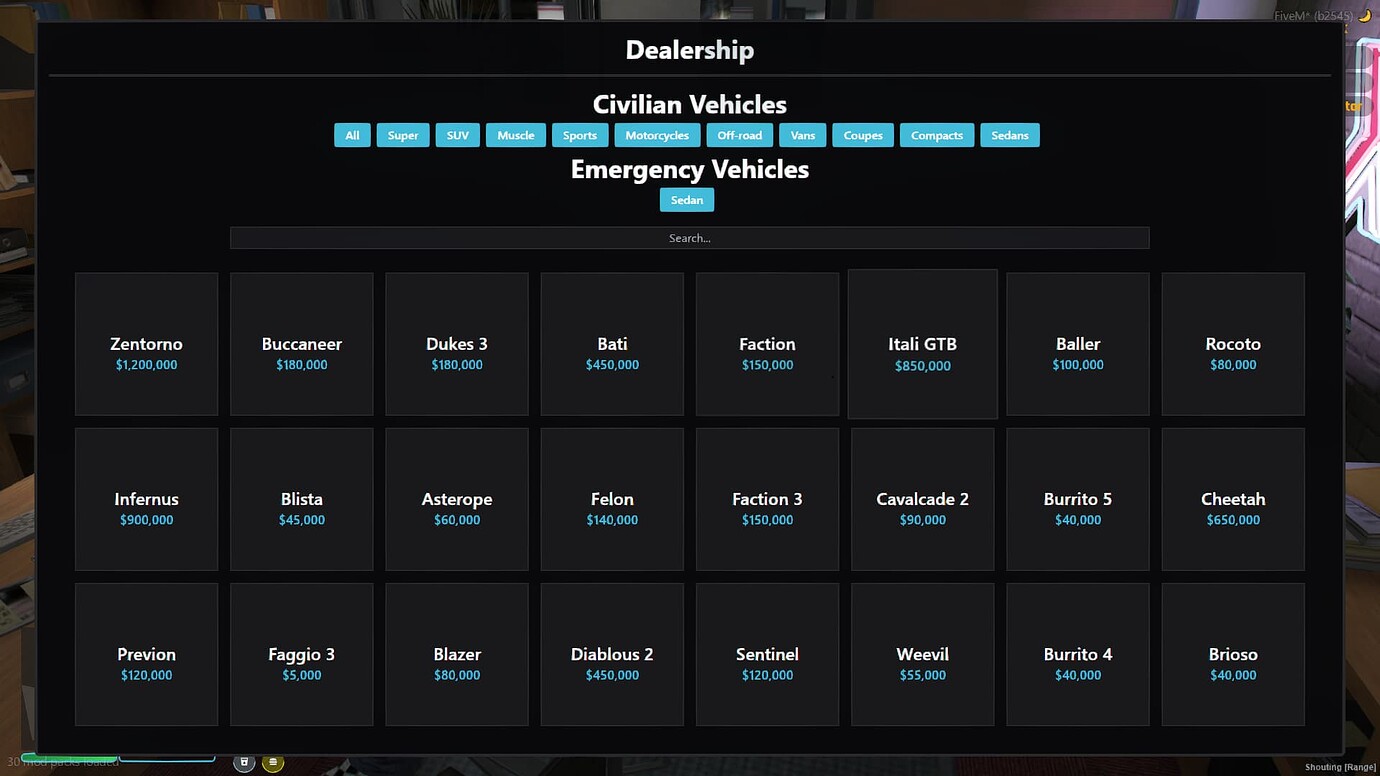 [FREE] Dealership [vRP, ESX] - FiveM Releases - Cfx.re Community