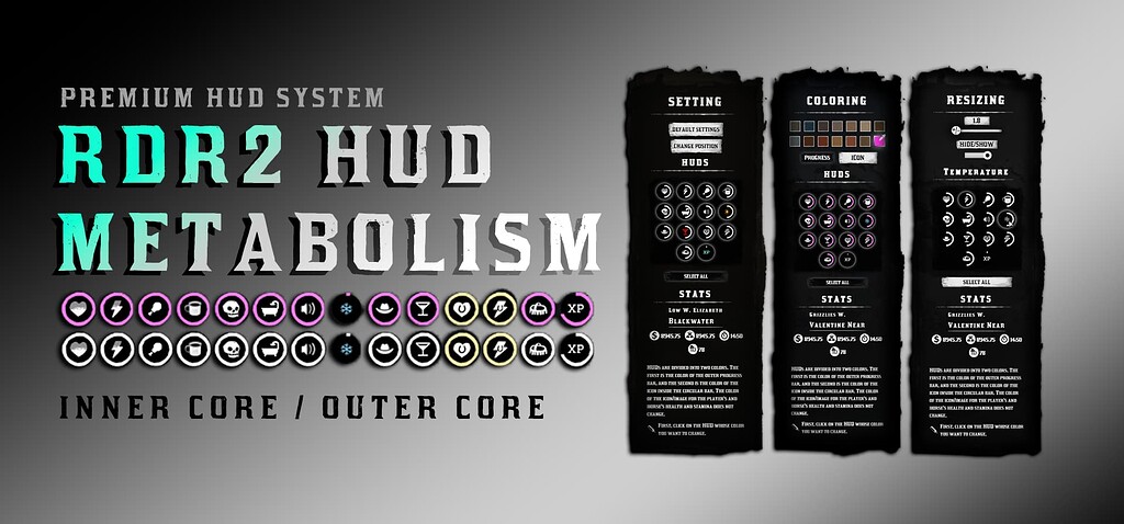 Premium Hud | Metabolism - RedM Releases - Cfx.re Community
