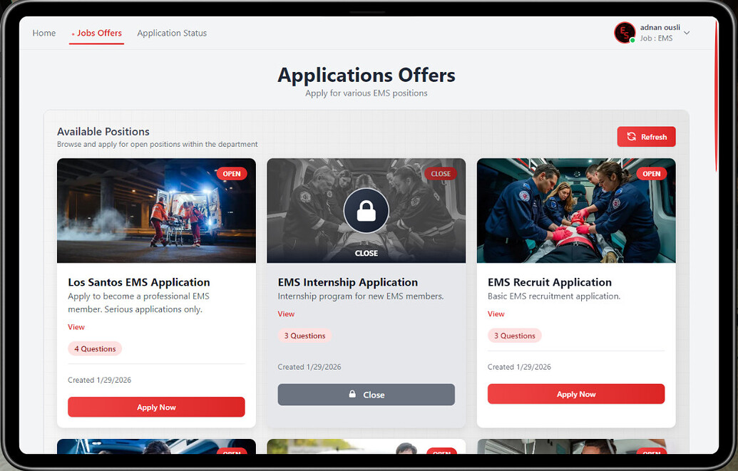 Fivem Lspd/EMS Portal script (QBCore/Qbox/Esx) - FiveM Releases - Cfx ...