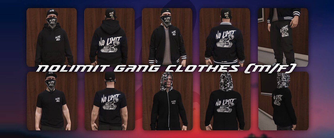 [PAID] Nolimit Gang Clothes ( Male & Female ) - FiveM Releases - Cfx.re ...