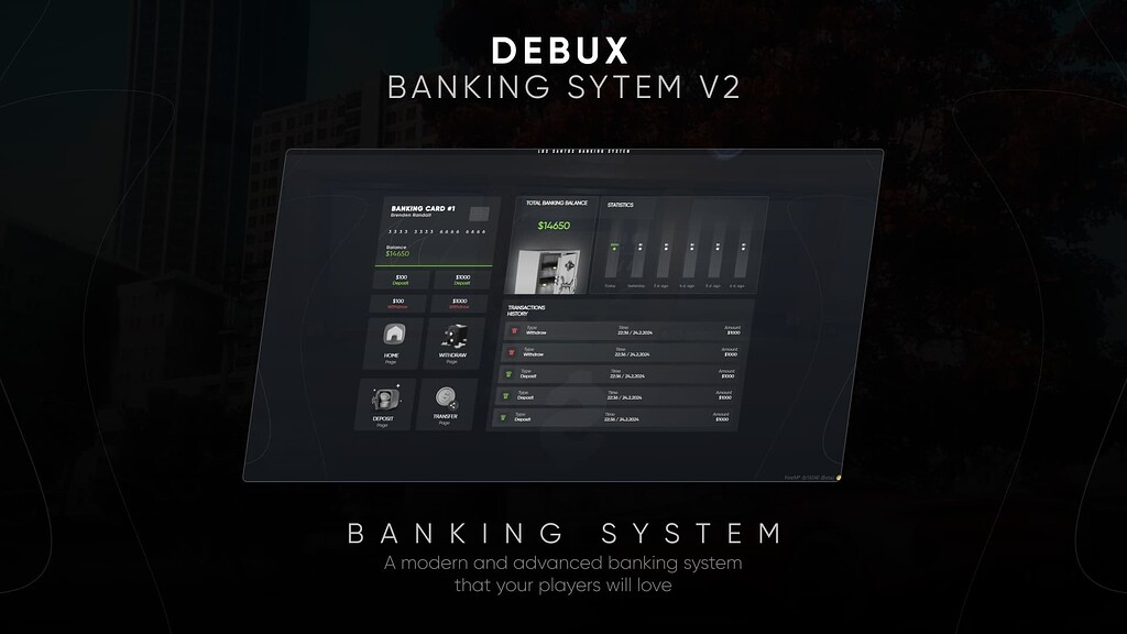 [ESX/QB] Banking System V2 - FiveM Releases - Cfx.re Community