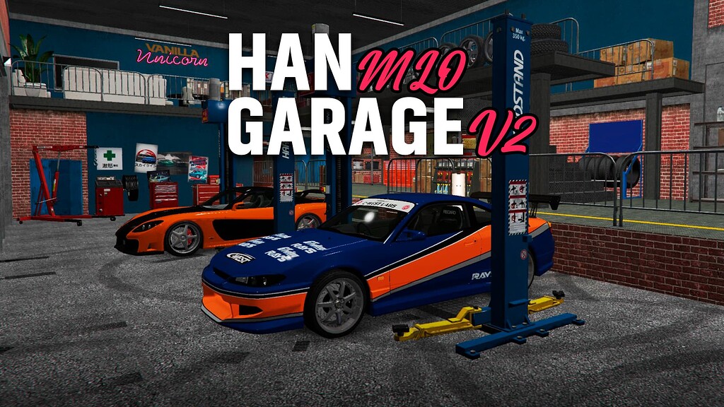 HAN Car Workshop v2 MLO Version [PAID] - FiveM Releases - Cfx.re Community