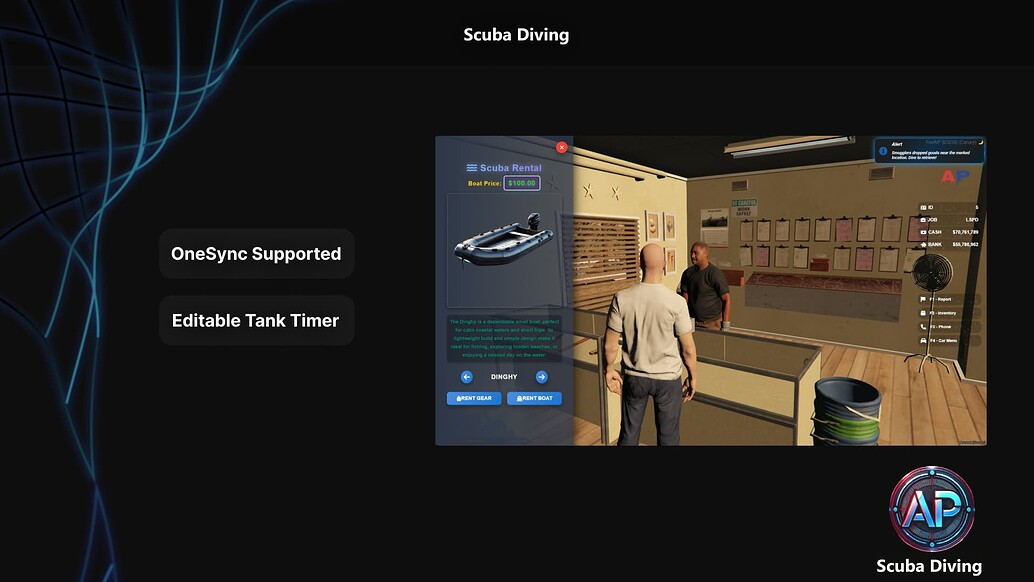 [ESX/QB][PAID] 🤿 AP Diving Script | Rent Gear, Explore, and Discover ...