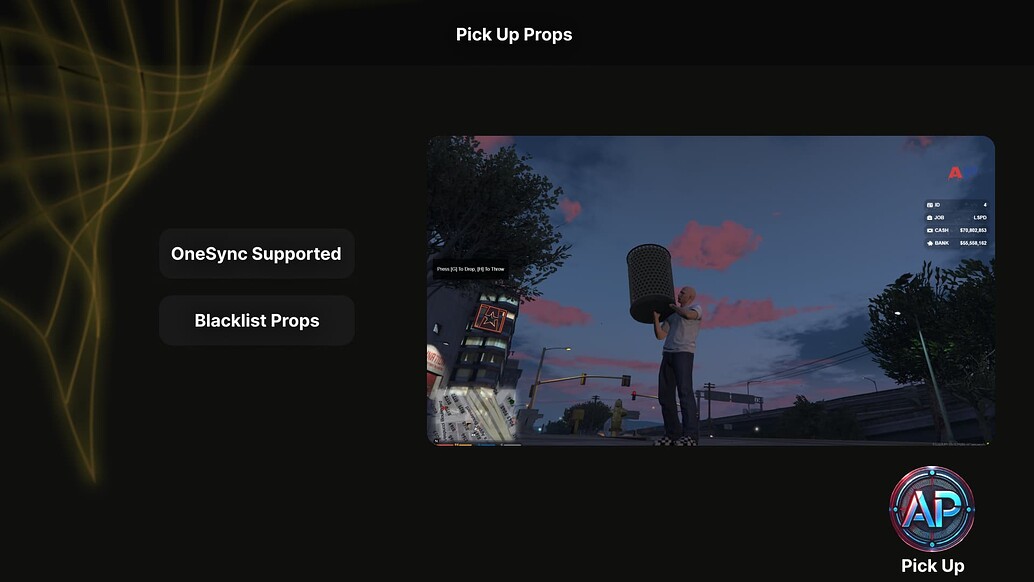 [ESX/QB][PAID] 🖐️ Pickup Script | Throw, Pick Up or Drop Any Prop In FiveM! #Realism - FiveM ...