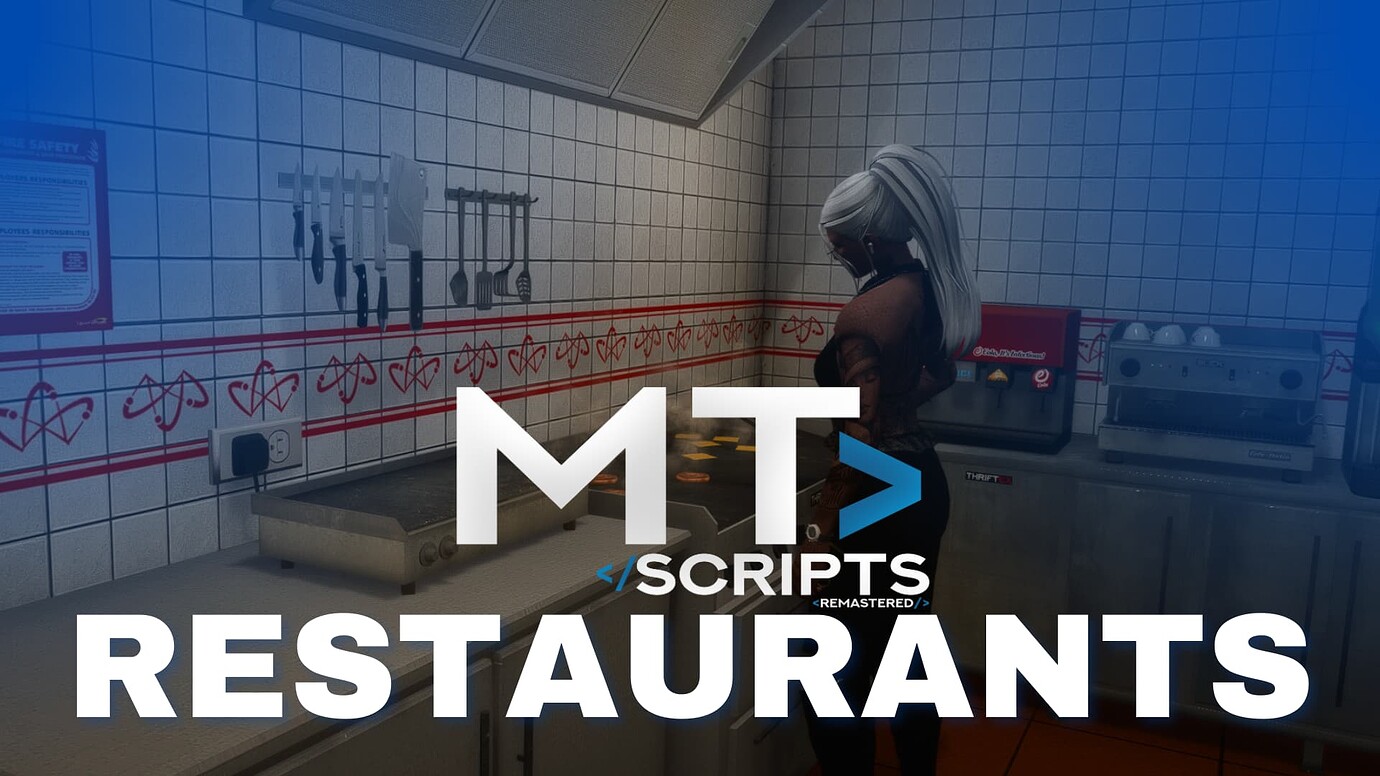 MT Restaurants | Advanced restaurants script for Fivem | Multiple ...