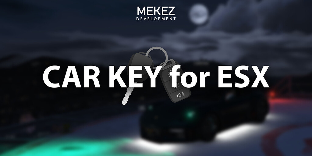 [FREE] [ESX] Car Keys - FiveM Releases - Cfx.re Community
