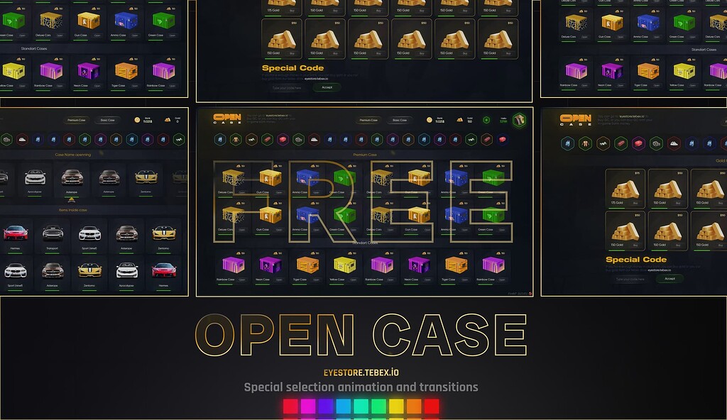 [FREE] [ESX] [QBCore] Case Opening - FiveM Releases - Cfx.re Community