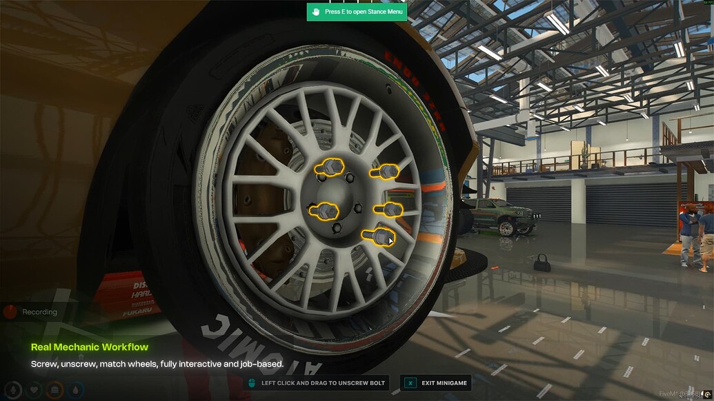 Tuff WheelStancer v2 [ QB, QBOX, ESX, Standalone ] - FiveM Releases ...