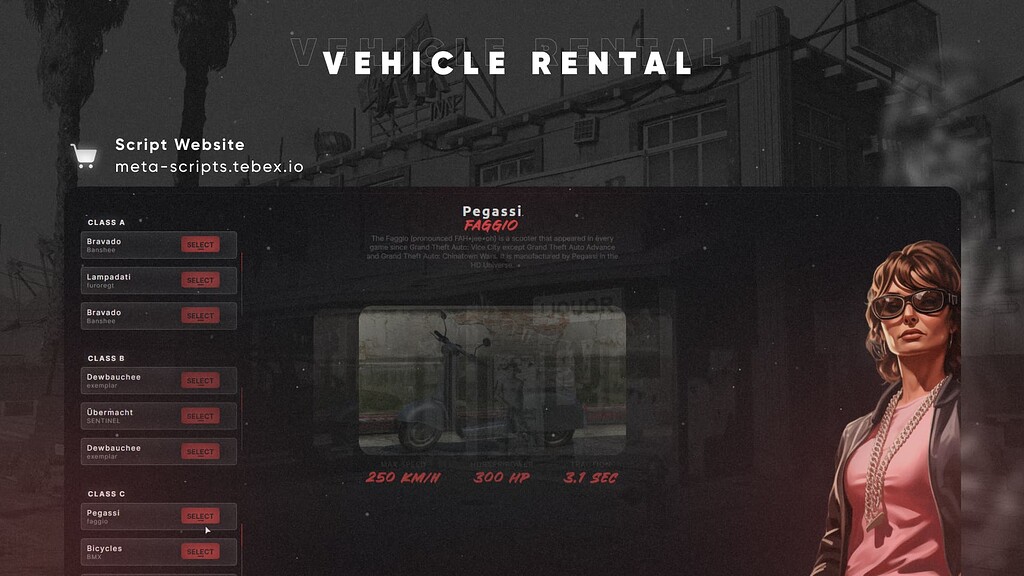 [PAID] Dynamic Car Rental Script - FiveM Releases - Cfx.re Community