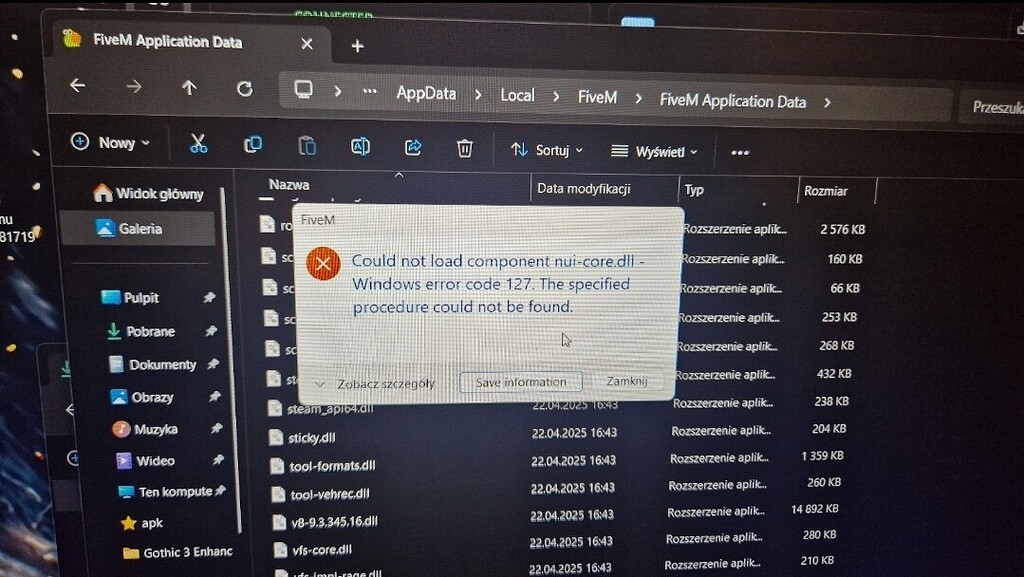 I have a problem with starting fivem - FiveM Client Support - Cfx.re Community