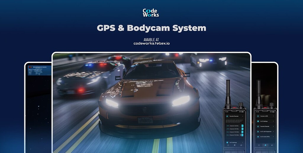 [ESX/QB/QBOX] - CodeWorks Advanced GPS - FiveM Releases - Cfx.re Community