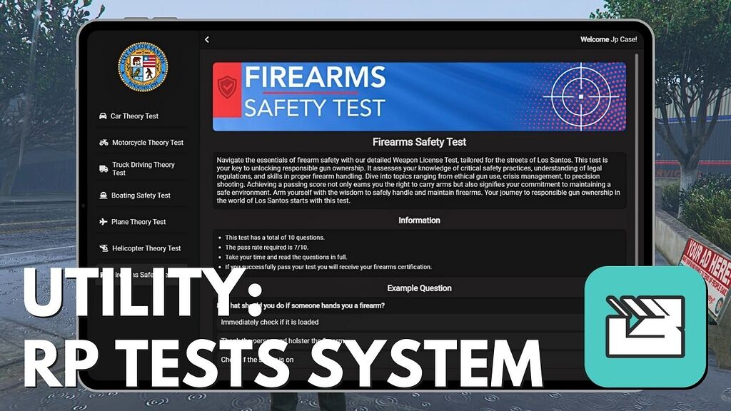 [PAID] [QB | ESX | BOII | CUSTOM] Roleplay Tests & Licence System ...