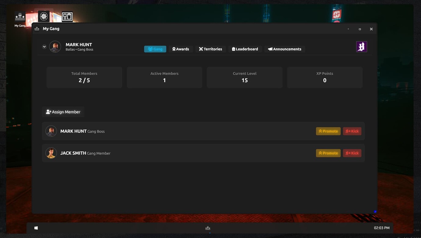 Gang System [ESX/QBCORE] Thexis Scripts - FiveM Releases - Cfx.re Community