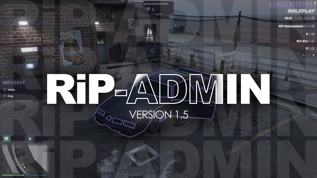 [ESX] RiP-Admin v1.5 - FiveM Releases - Cfx.re Community