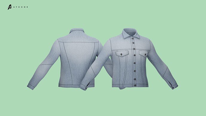 Button-Up Denim Jacket (MP Male) - FiveM Releases - Cfx.re Community