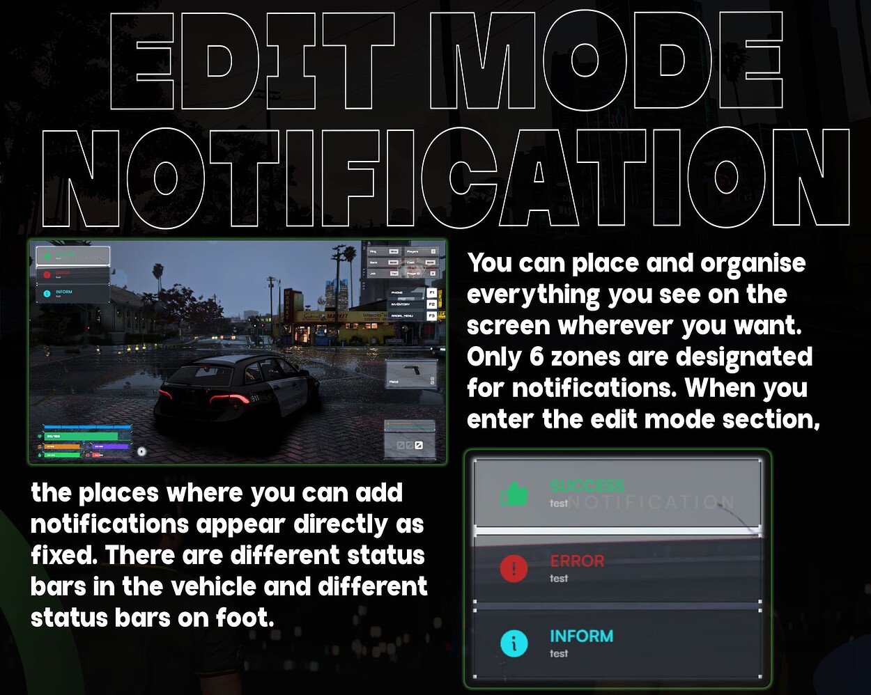 [SAVANA] Rectangle Hud [QB/ESX/QBOX] - FiveM Releases - Cfx.re Community