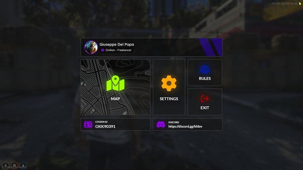 [FREE] [ESX/QBCore/QBox] Pause Menu - FiveM Releases - Cfx.re Community