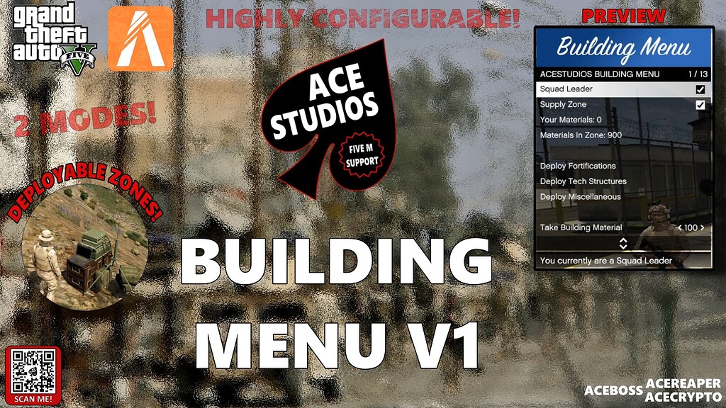 Building Script FiveM | Realistic | Zones & Materials | MilSim - FiveM ...