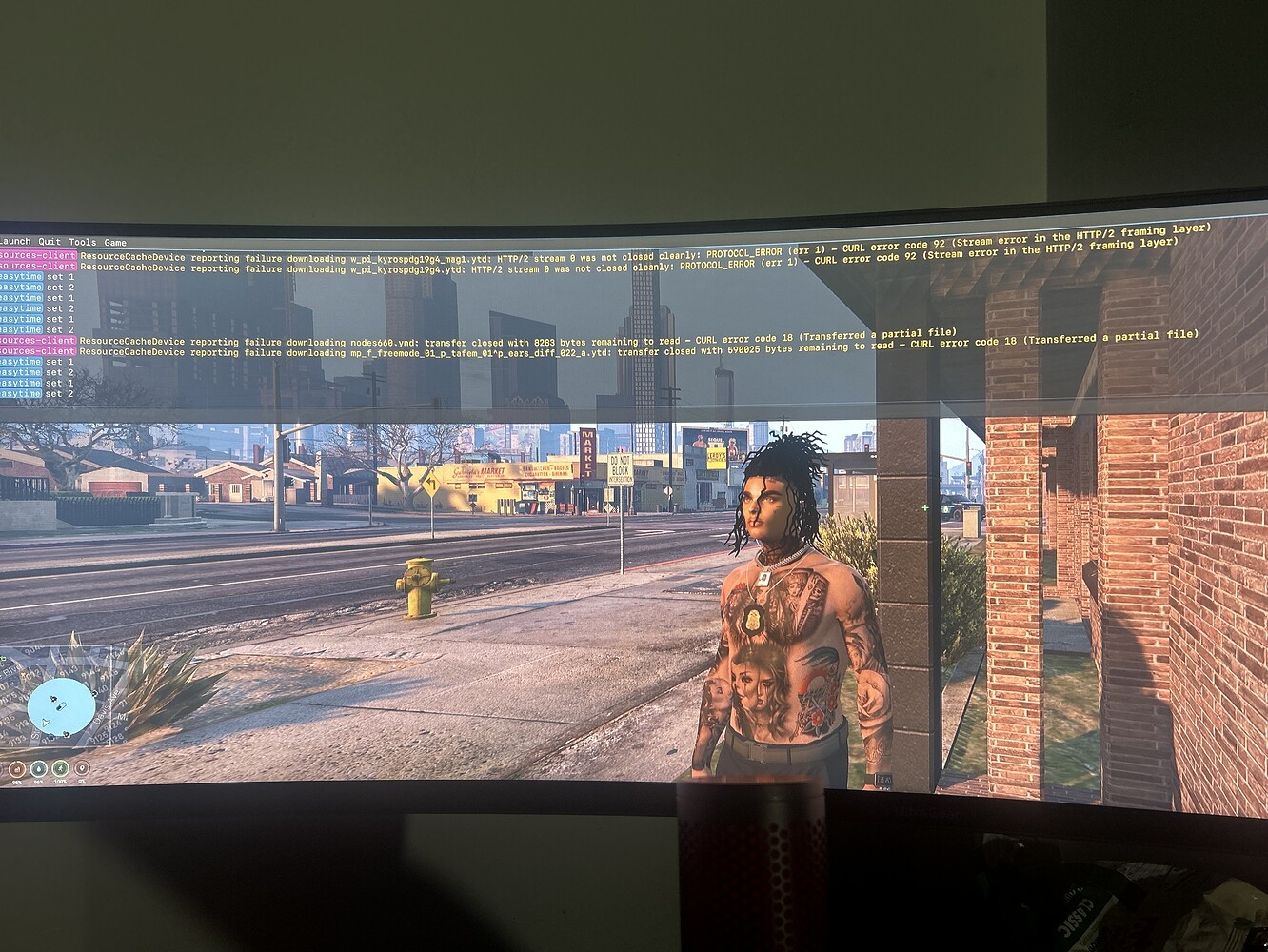 Invisible character and players/ Building textures do not load after a ...