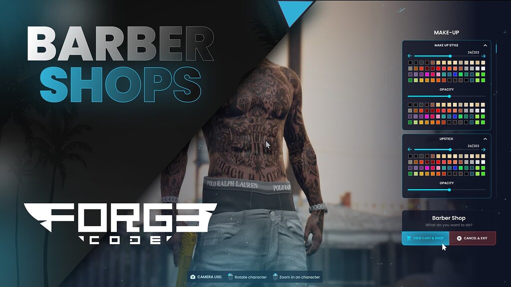 Sleek Barbershop: Save Favorites, Advanced Camera, Illenium Compatible ...