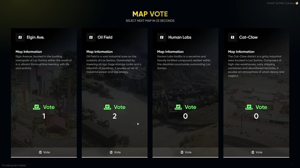 Thug Gungame (with Map Voting, Leaderboard Systems) - FiveM Releases ...