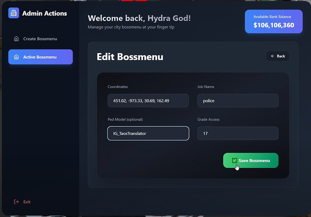 [Qbox/ESX/QBCore] Hydex-Bossmenu V2 - Premium Boss Menu System for FiveM - FiveM Releases - Cfx ...