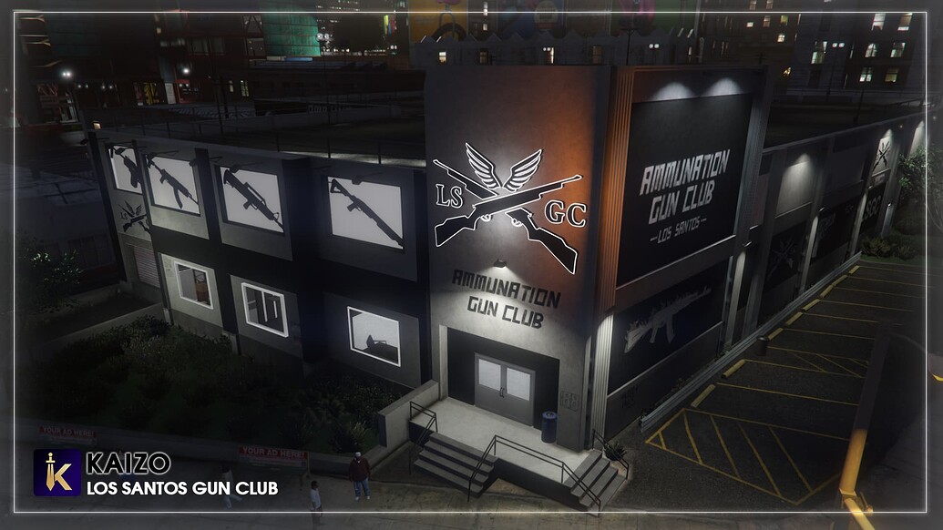 KAIZO GUN SHOP MLO V1 - Premium 4-Room Interior & Exterior Redesign ...