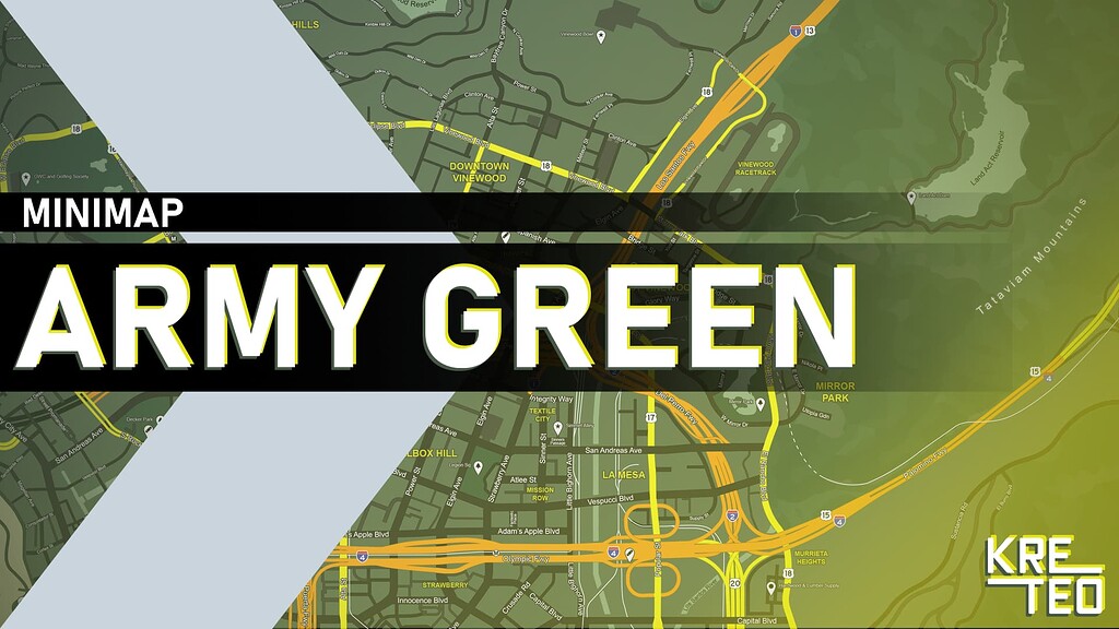 NEW MINIMAP - Army Green - FiveM Releases - Cfx.re Community