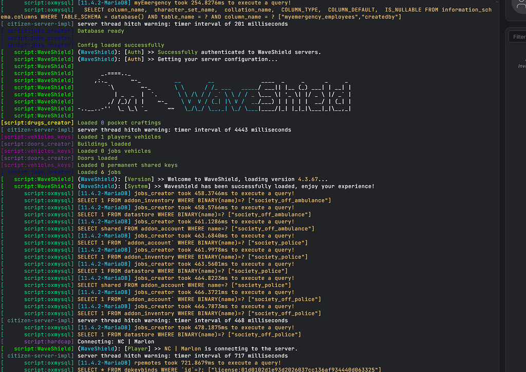 MariaDB Performance - FiveM Discussion - Cfx.re Community