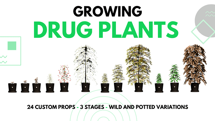 Growing Drug Plants - Prop Pack - FiveM Releases - Cfx.re Community