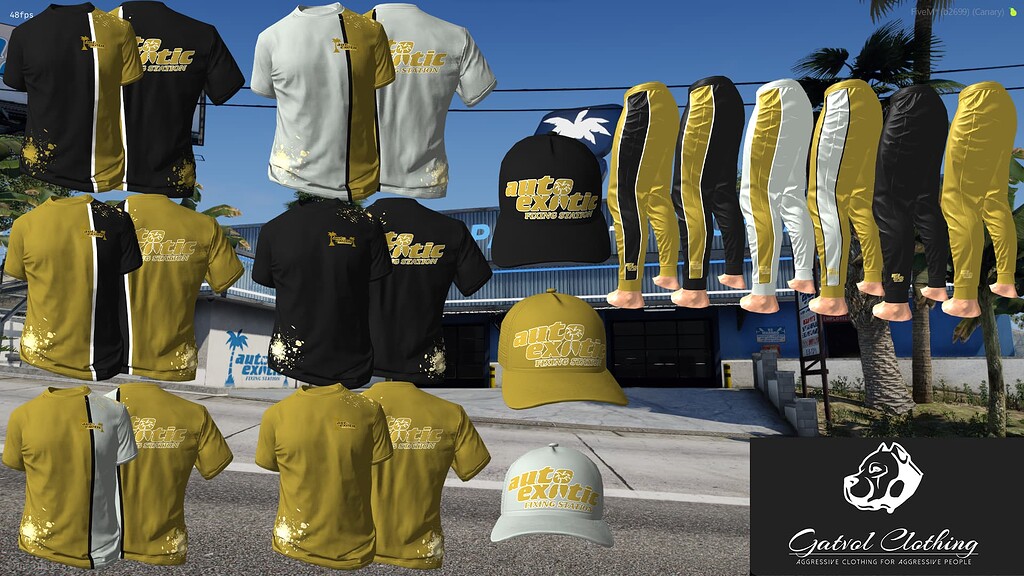 Auto Exotics Gold Uniform for male and female [Lore Friendly] [On Sale ...