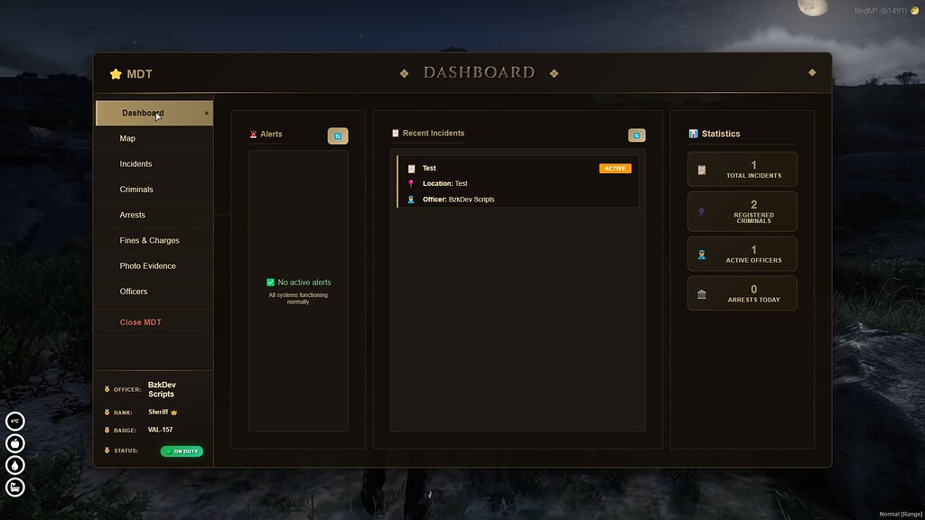 [MDT] Mobile Tablet System for RSG/VORP - RedM Releases - Cfx.re Community