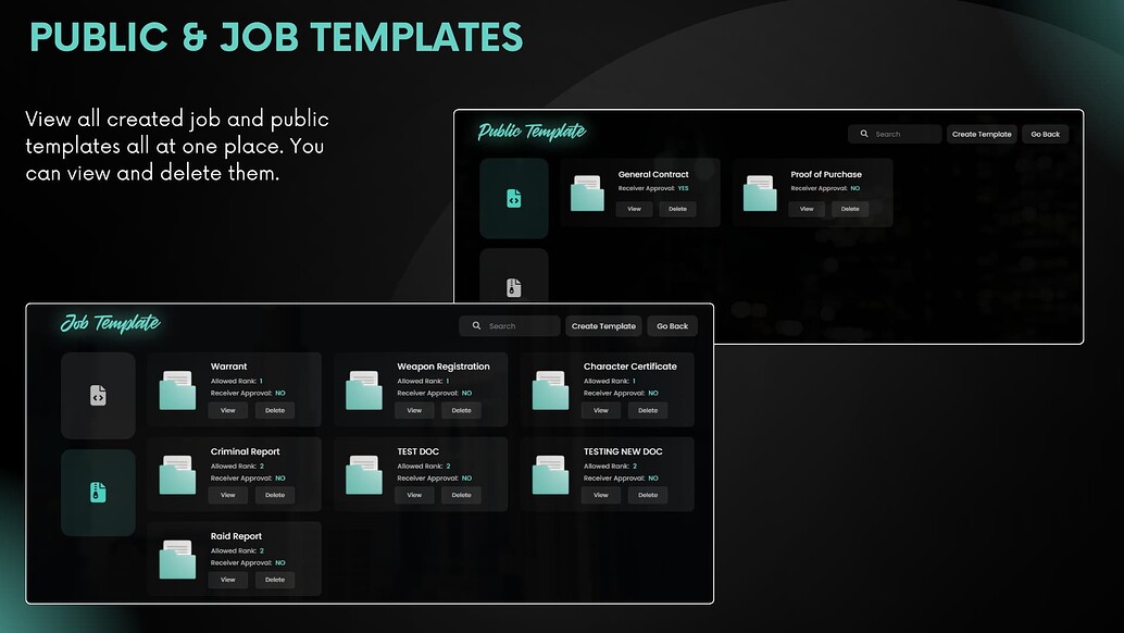 Advanced Document System | QB - ESX - FiveM Releases - Cfx.re Community