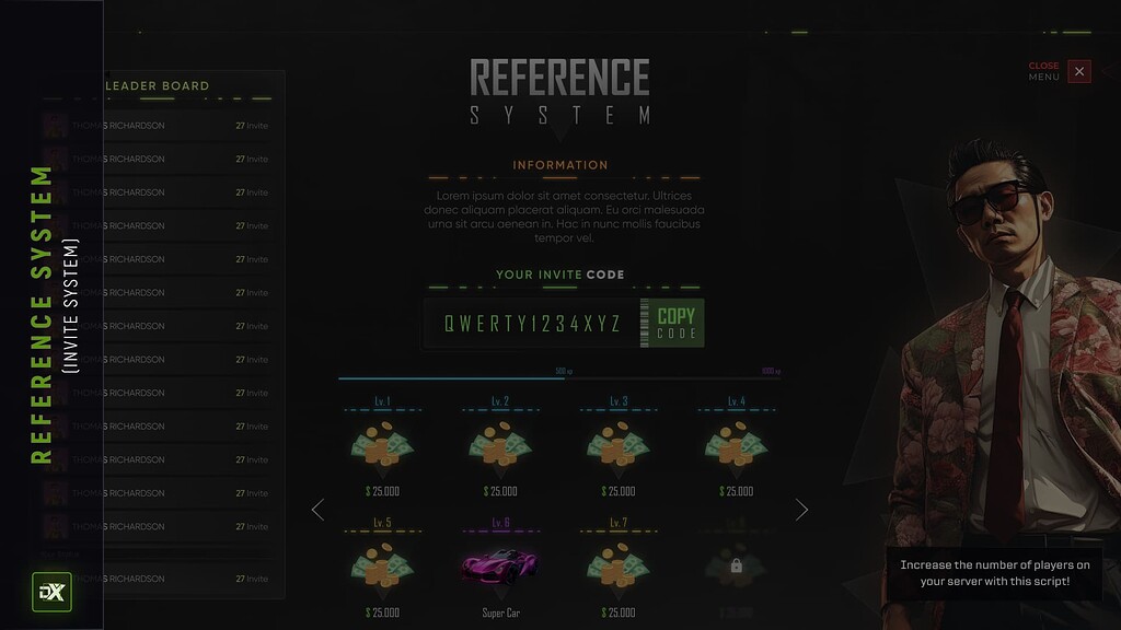 [ESX/QB] Reference System V2 (Increase your player count) - FiveM Releases - Cfx.re Community