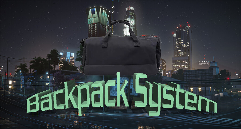 Backpack System [QBCore] - FiveM Releases - Cfx.re Community