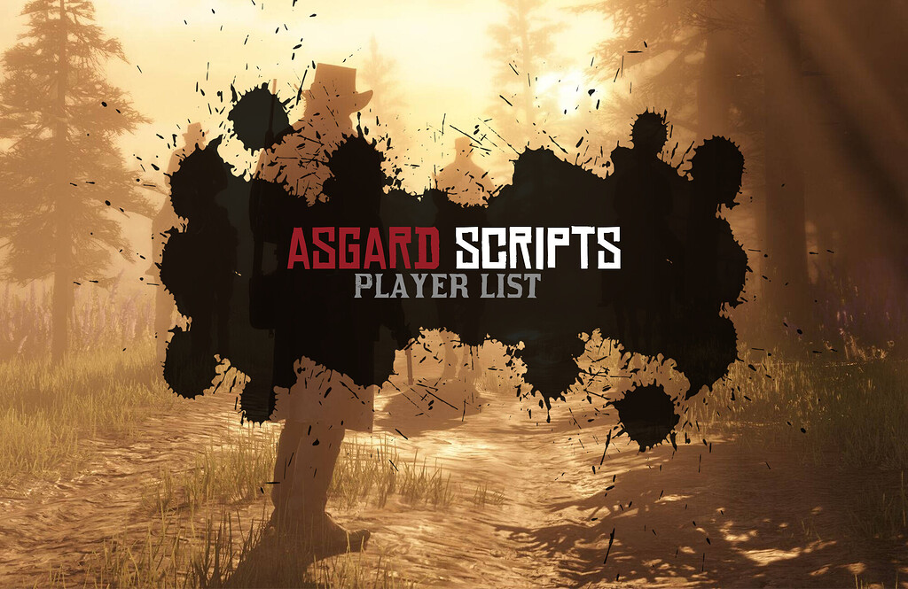 Asgard Player List [STANDALONE] - RedM Releases - Cfx.re Community