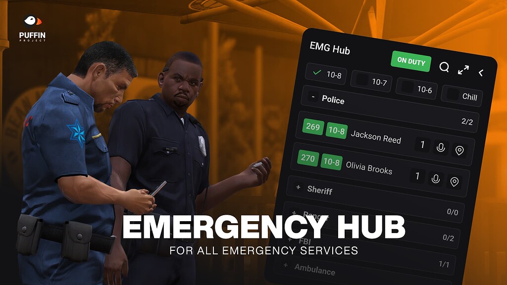 Ultimate Emergency Hub | Police, EMS & DOJ | FiveM Script (QB/QBX ...