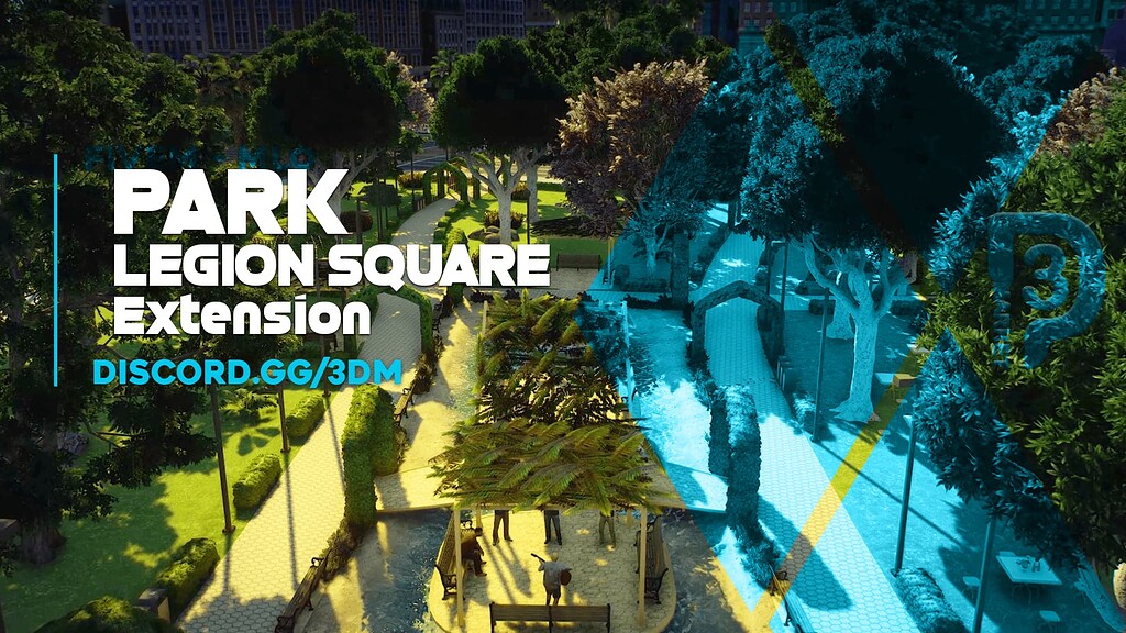 FiveM Maps | Legion Square Extension | Park - FiveM Releases - Cfx.re ...