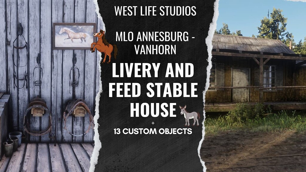[MLO | RedM] Livery and Feed Stable House - RedM Releases - Cfx.re ...